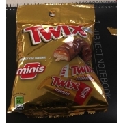 Twix Minis, Milk Chocolate Cookie And Caramel: Calories, Nutrition ...
