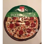 Harris Teeter Thin Crust Pizza, Supreme: Calories, Nutrition Analysis ...