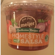 Meijer Salsa, Homestyle: Calories, Nutrition Analysis & More | Fooducate