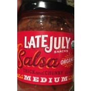 Late July Salsa, Thick And Chunky, Medium: Calories, Nutrition Analysis ...