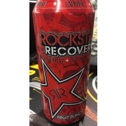 Rockstar Recovery Energy Hydration, Fruit Punch: Calories, Nutrition ...