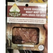 Sun Fed Ranch Roast Beef, Sliced Seasoned: Calories, Nutrition Analysis ...