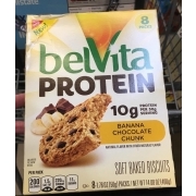 Nabisco Belvita Protein Soft Baked Biscuits, Banana Chocolate Chunk ...