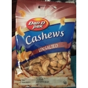 Dan-D Pak Cashews, Unsalted: Calories, Nutrition Analysis & More ...