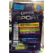 Caprisun Water Beverage, Variety Pack: Calories, Nutrition Analysis ...