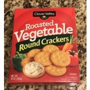 Clover Valley Round Crackers, Roasted Vegetable: Calories, Nutrition ...