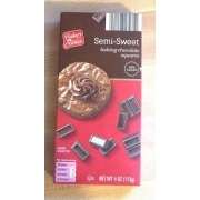 Baker's Corner Baking Chocolate Squares, Semi-Sweet: Calories ...