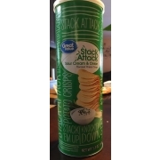 Great Value Stack Attack Potato Chips, Sour Cream And Onion: Calories ...