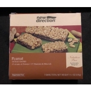 New Direction Nutrition Bar, Peanut: Calories, Nutrition Analysis ...