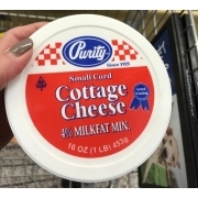 Purity Cottage Cheese, Small Curd: Calories, Nutrition Analysis & More ...