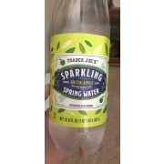 Trader Joe's Sparkling Spring Water, Green Apple: Calories, Nutrition Analysis & More | Fooducate