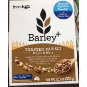 Freedom Foods Toasted Muesli, Maple And Nuts: Calories, Nutrition ...