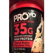 Proyo Ice Cream, Low Fat, Peanut Butter Chocolate Chip: Calories ...