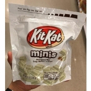 Kit Kat White, Minis, Unwrapped Mini Crisp Wafers' N Creme: Calories ...