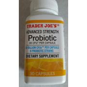 User added: Trader Joes, Advanced Strength Probiotic, 30 Billion, 8 ...