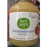 That's Smart Apple Sauce, Unsweetened: Calories, Nutrition Analysis ...
