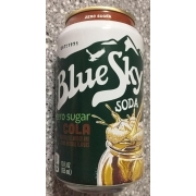 Blue Sky Soda, Zero Sugar Cola: Calories, Nutrition Analysis & More ...