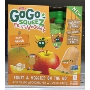 GoGo Squeez Fruit And Veggies On The Go, Mighty Mango: Calories ...