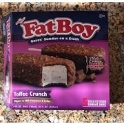 Fat Boy Sundae On A Stick, Toffee Crunch: Calories, Nutrition Analysis ...