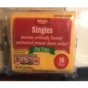 WinCo Foods American Cheese Singles: Calories, Nutrition Analysis ...