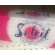 Soleil Sparkling Water Beverage, Berry Flavor: Calories, Nutrition ...