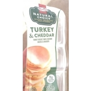 Hormel Natural Choice Turkey Breast, white cheddar cheese and crackers ...