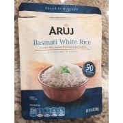 Aruj Basmathi White Rice: Calories, Nutrition Analysis & More | Fooducate