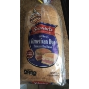 Schwebel's Bread, American Rye, Seedless: Calories, Nutrition Analysis ...