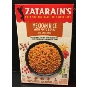 Zatarain's Mexican Rice With Pinto Beans: Calories, Nutrition Analysis ...