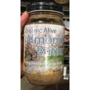 Living Tree Community Foods Almond Butter, Organic Alive: Calories ...