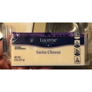 Lucerne Swiss Cheese: Calories, Nutrition Analysis & More | Fooducate