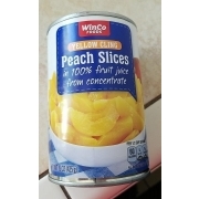 Winco Foods Peach Slices, Yellow Cling: Calories, Nutrition Analysis ...