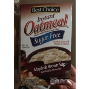Best Choice Instant Oatmeal: Calories, Nutrition Analysis & More ...