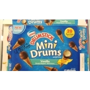 Nestle Sundae Cones, Mini Drums, Vanilla: Calories, Nutrition Analysis ...