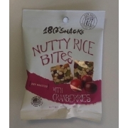 180 Snacks Nutty Rice Bites With Cranberries: Calories, Nutrition ...