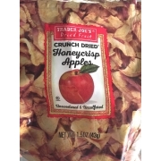 Trader Joe's Crunch Dried Fruit, Honeycrisp Apples: Calories, Nutrition Analysis & More | Fooducate