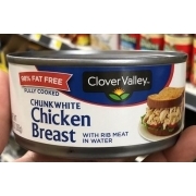 Clover Valley Chunk White Chicken Breast: Calories, Nutrition Analysis ...