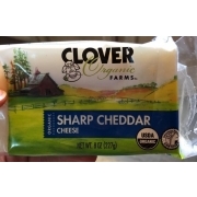 Clover Organic Farms Cheese, Sharp Cheddar, Organic: Calories ...