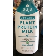 Suja Milk, Plant Protein, Unsweetened: Calories, Nutrition Analysis ...