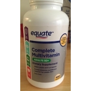 Equate Complete Multivitamin, Dietary Supplement: Calories, Nutrition ...