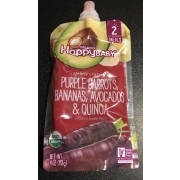 Happy Baby Purple Carrots, Bananas, Avocados And Quinoa: Calories ...