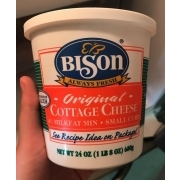 Bison Cottage Cheese: Calories, Nutrition Analysis & More | Fooducate