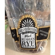 Brenner Brothers Black Russian Rye Bread: Calories, Nutrition Analysis ...