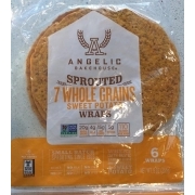 Angelic Bakehouse Wraps, 7 Whole Grain, Sweet Potato: Calories ...