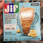 Jif Chewy Granola Bars, Banana with Peanut Butter: Calories, Nutrition ...