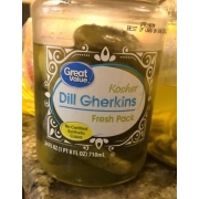 Great Value Kosher Dill Gherkins: Calories, Nutrition Analysis & More ...