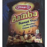Osem Bamba, Peanut Snacks With Hazelnut Cream Filling: Calories ...