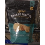 Stacy's Cheese Petites, Romano With Garlic And Pepper: Calories ...