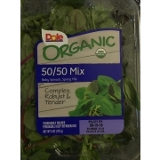 Dole Baby Spinach, Spring Mix: Calories, Nutrition Analysis & More ...