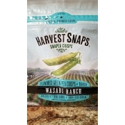 Harvest Snaps Snapea Crisps Flavored Green Pea Crisps, Baked Wasabi ...